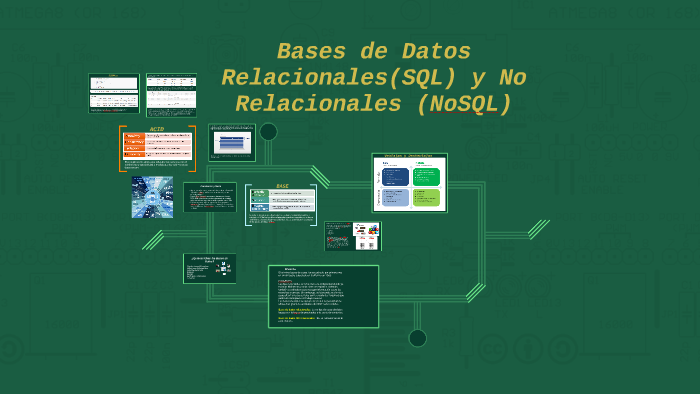 Bases de Datos Relacionales y No Relacionales (No SQL) by Ixchel Martinez on Prezi