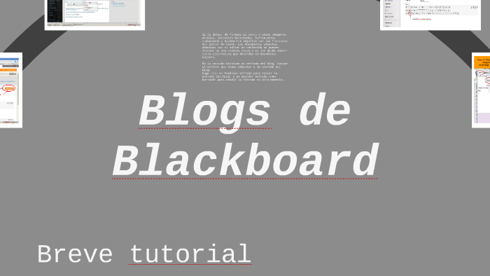 Blogs de Blackboard by Edith GC