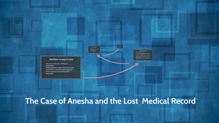 The Case of Anesha and the Lost Medical Record by Gabrielle Payano on Prezi