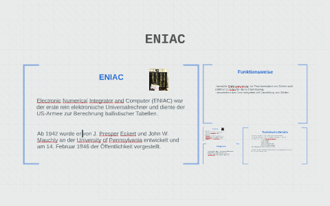 ENIAC by on Prezi