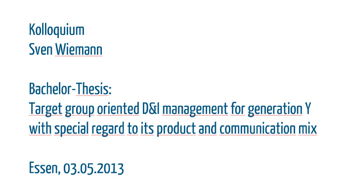 Bachelor-Kolloquium by Sven W on Prezi