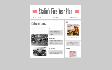 Stalin's Five-Year Plan by Lydia M