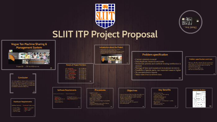 SLIIT ITP Project Proposal by isuru jayathilaka on Prezi