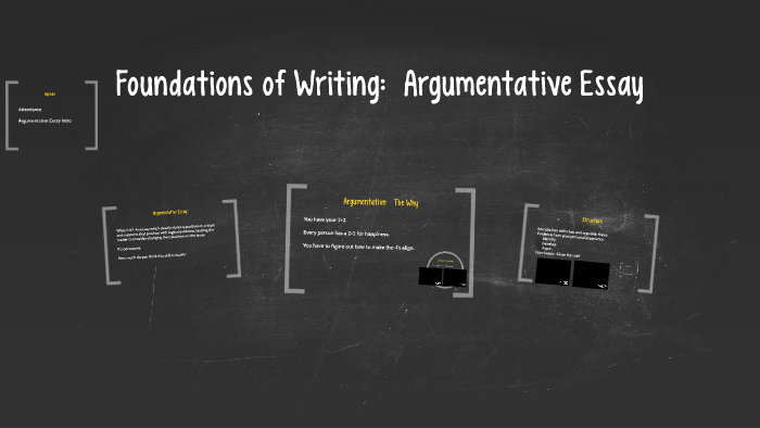 Foundations of Writing: Argumentative Essay by Jacob Krapfl