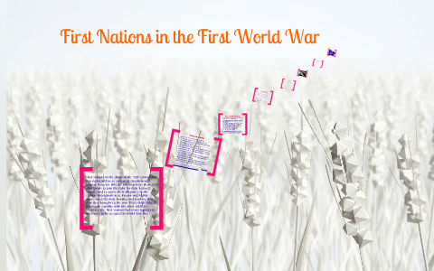 First Nations in the First World War by brie ball on Prezi