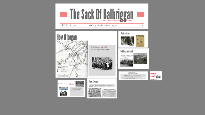 The Sack Of Balbriggan by Amy Andrews on Prezi