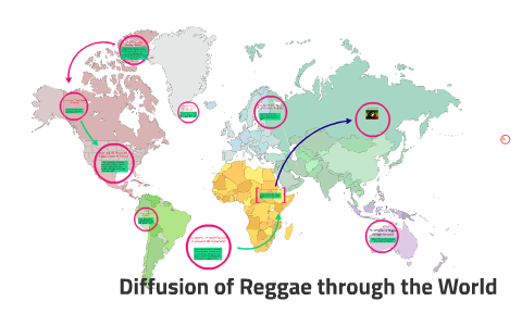 Diffusion of Reggae through the World by on Prezi