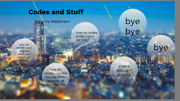 codes and stuff by bre watterson on Prezi