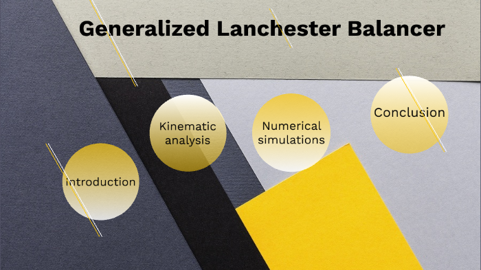 Generalized Lanchester Balancer by Pierre Abraham on Prezi