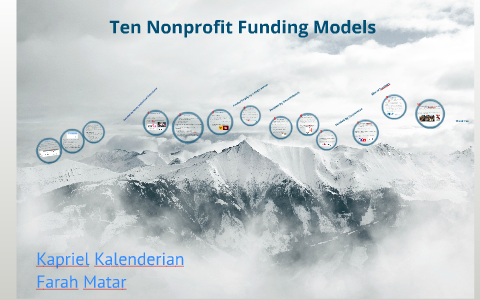 Ten Nonprofit Funding Models by Kapo Kalenderian