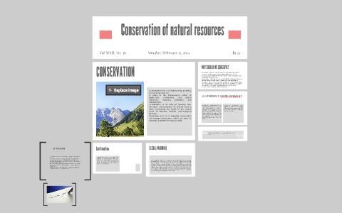 Conservation of natural resources by Darsh Desai