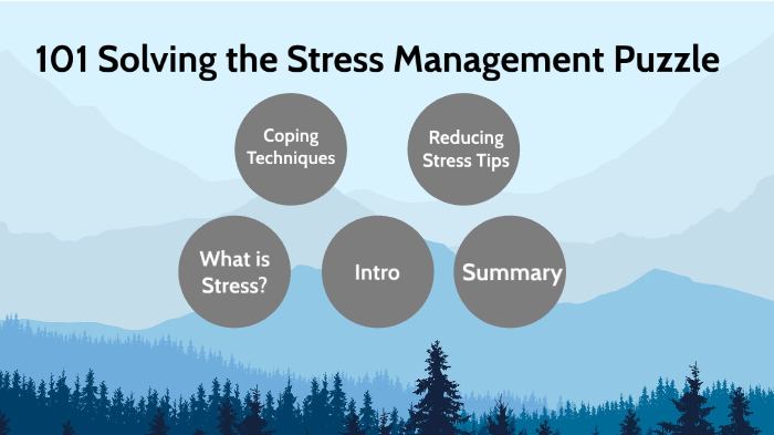 101 Solving the Stress Management Puzzle by Making UTurns on Prezi