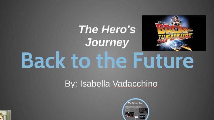 Hero's Journey Culminating Activity: Back to the Future by Catharine ...