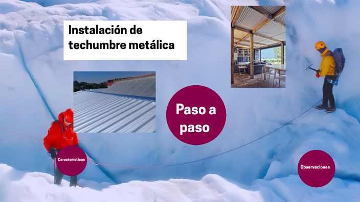 Instalación de techumbre metálica by Carlos Gajardo on Prezi