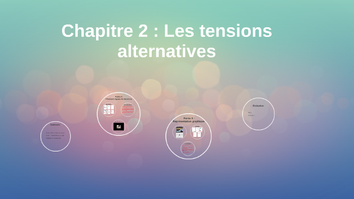 Chapitre 2 : Les tensions alternatives by on Prezi