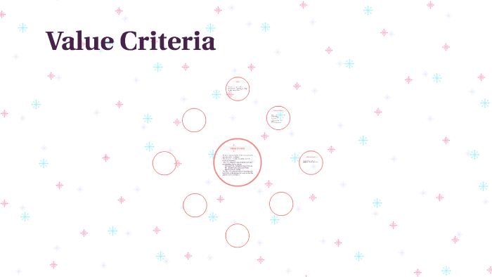 Value Criteria by Kyra Cochran on Prezi