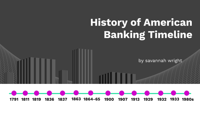 History of American Banking Timeline by Savannah Wright on Prezi