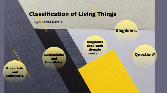 Classification of Living Things by Skarlet Garcia Quintero on Prezi
