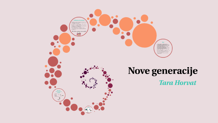 Nove generacije by Tara Sinkovič on Prezi