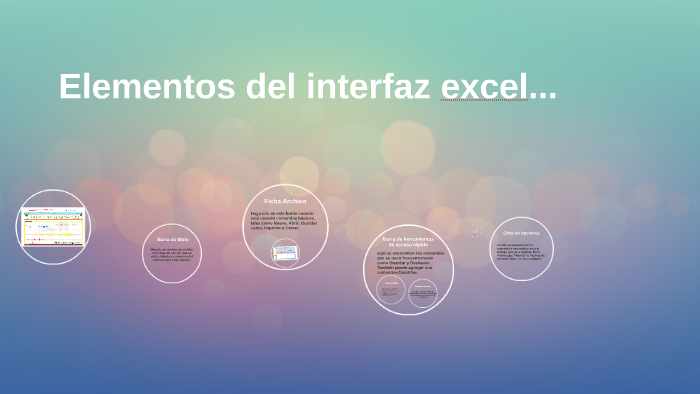 Elementos del interfaz excel... by Monica Vivas on Prezi
