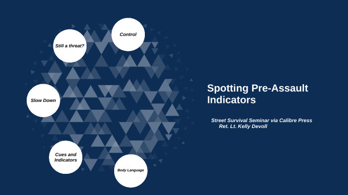 Spotting Pre Assault Indicators by Ginger Miller on Prezi