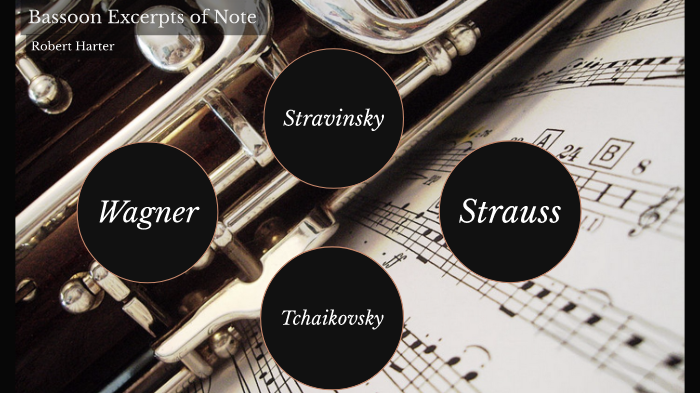 Stravinsky, Wagner, Strauss, and Tchaikovsky selected Bassoon Excerpts ...