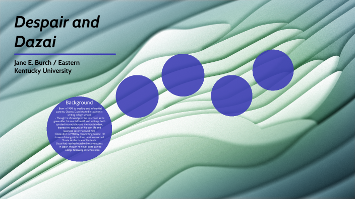 Dazai Bluegrass Poster by Janie Burch on Prezi