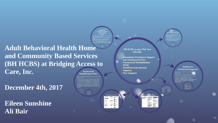Home and Community Based Services (HCBS) at Bridging Access by Ali Bair ...