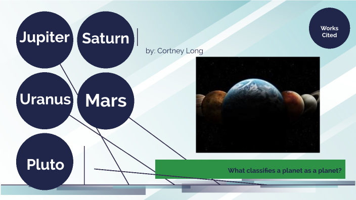 what classifies a planet as a planet? by cortney long on Prezi