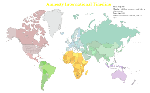 Amnesty International Timeline by tarryne rolle on Prezi