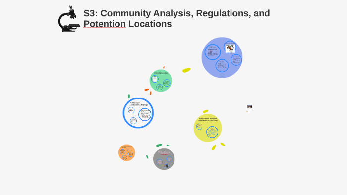 S3: community analysis, regulations, potention locations by Yijie You ...