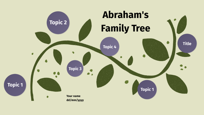 Abraham's Family Tree by Travis Thompson on Prezi