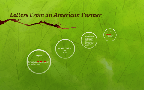 Letters From an American Farmer by Rachel Williams on Prezi