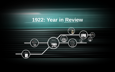 1922: Year in Review by Jason Scott on Prezi