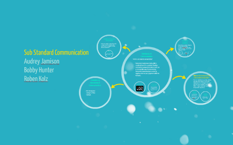 Sub Standard Communication by on Prezi
