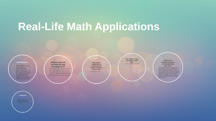 Real-Life Math Applications by Aleeza Rehman on Prezi