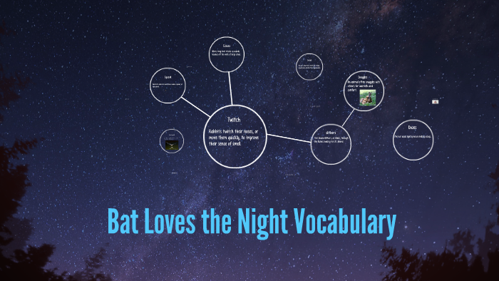 Bat Loves the Night Vocabulary by Abby Johnson on Prezi