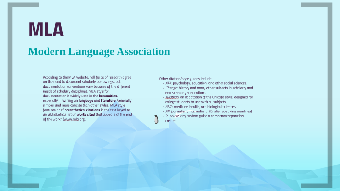 MLA and Common Knowledge Overview by Stephanie Burnham on Prezi