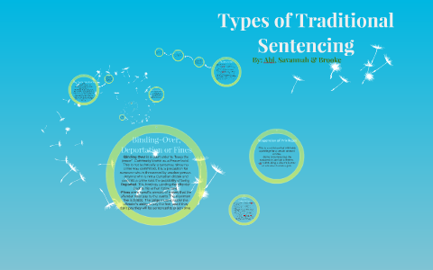 Types of Traditional Sentencing by Brooke Thomson on Prezi