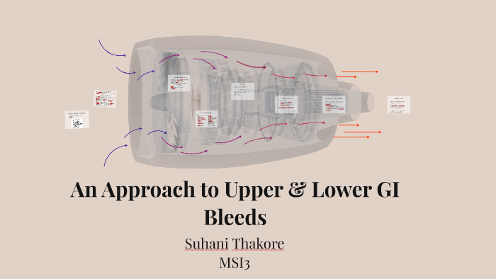 An Approach to Upper & Lower GI Bleeds by Suhani Thakore on Prezi