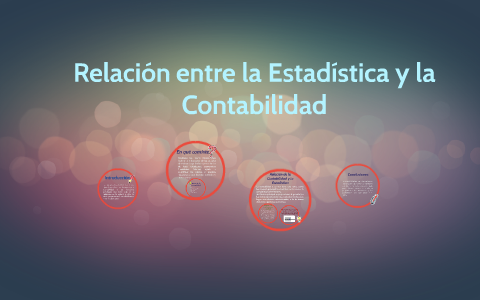 Relación entre la Estadística y la Contabilidad by Claudia Loayza ...