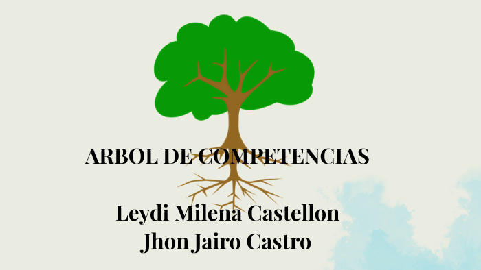 ARBOL DE COMPETENCIAS by jhon jairo castro on Prezi