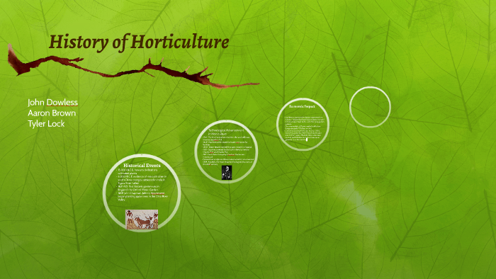 History of Horticulture by John Dowless on Prezi