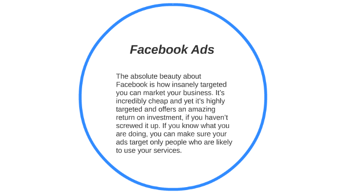 Facebook Ads by Kira Prin on Prezi