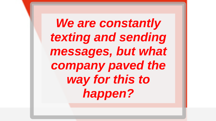 The Evolution of Instant Messaging by Olivia Hancock on Prezi