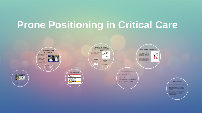 Prone Positioning in Critical Care by Farren McDonald