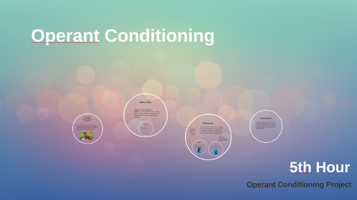 Operant Conditioning and Classical Conditioning Project by natasha ...