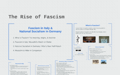 The Rise of Fascism by Christine Whitehouse on Prezi