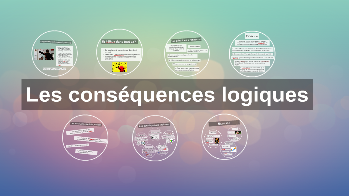 Les conséquences logiques by Justine laferriere on Prezi