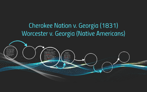 Cherokee Nation v. Georgia (1831) by Tyjeim and Thomas Linton on Prezi